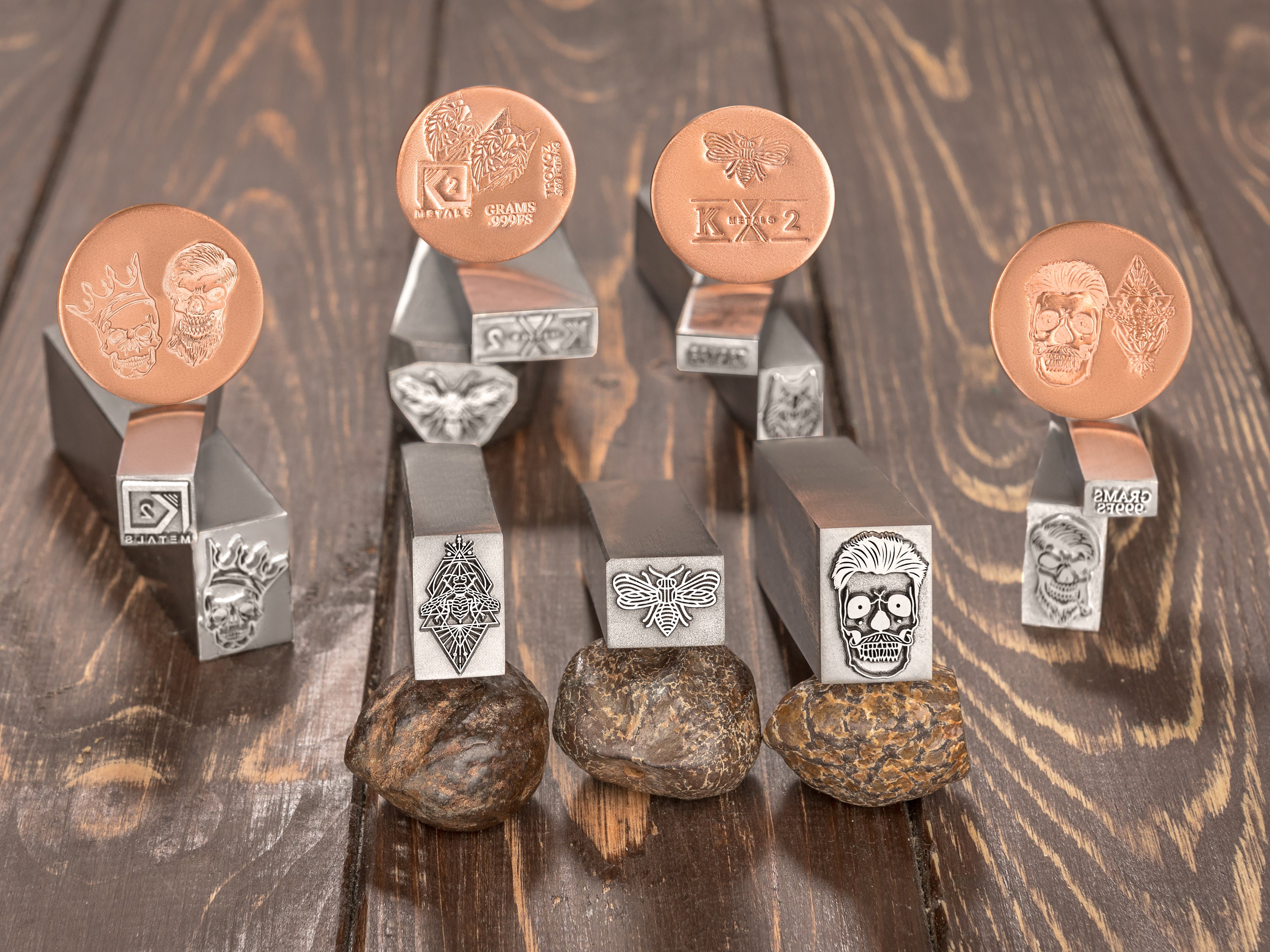 Steel Touchmark Stamps for Blacksmiths Custom Steel Stamps for - Etsy