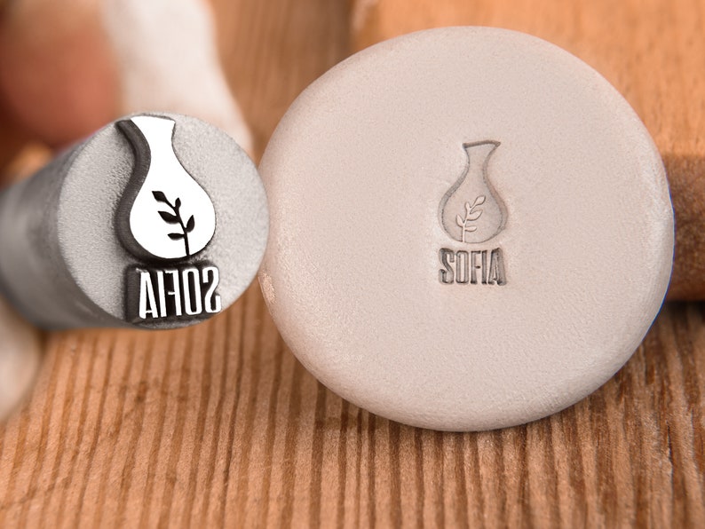 Clay Stamps for Pottery Custom Pottery Stamps for Clay - Etsy