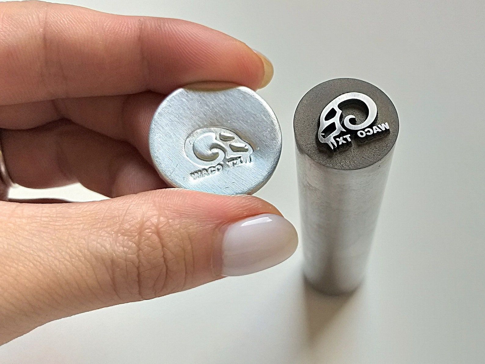 Custom Metal Stamp Steel Hand Stamp Custom Metal Die Jewelry - Etsy