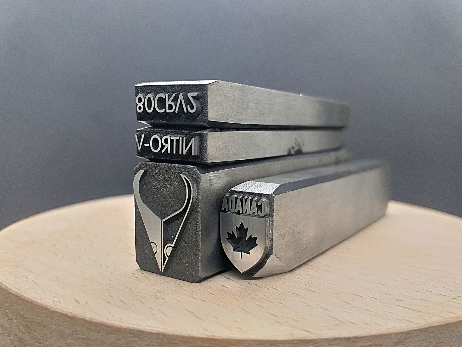 Steel Touchmark Stamps for Blacksmiths Custom Steel Stamps for Knife ...