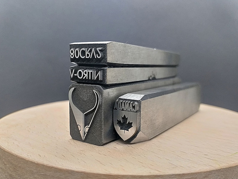 Steel Touchmark Stamps for Blacksmiths Custom Steel Stamps for - Etsy