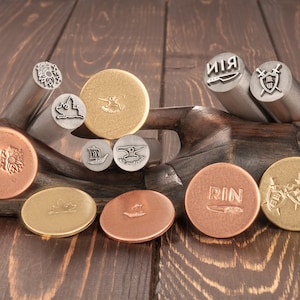 Custom Metal Stamps and Steel Punches With Your Business Logo Metal ...