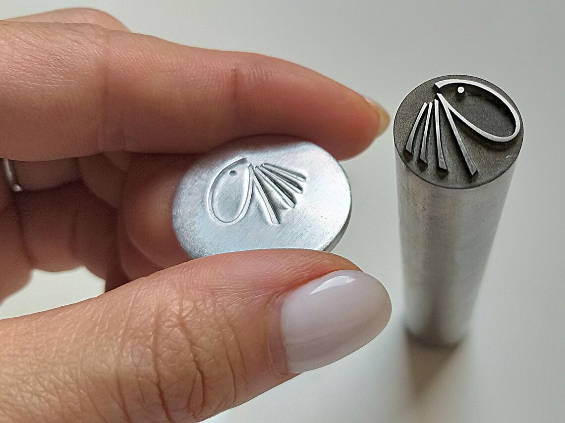 Custom Metal Stamp Steel Hand Stamp Custom Metal Die Jewelry - Etsy