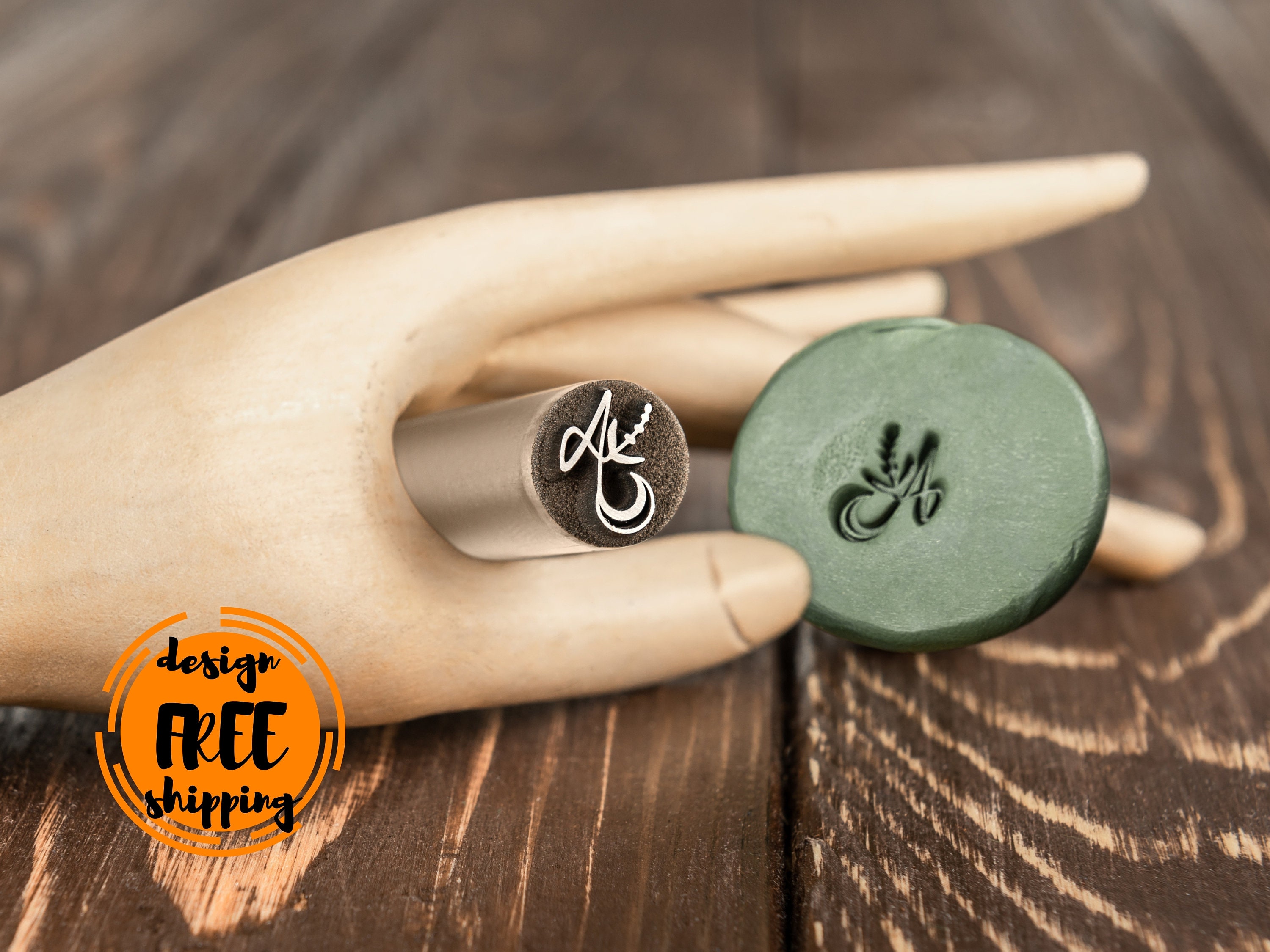 Custom Pottery Stamp for Ceramic Artists Custom Metal Stamp | Etsy