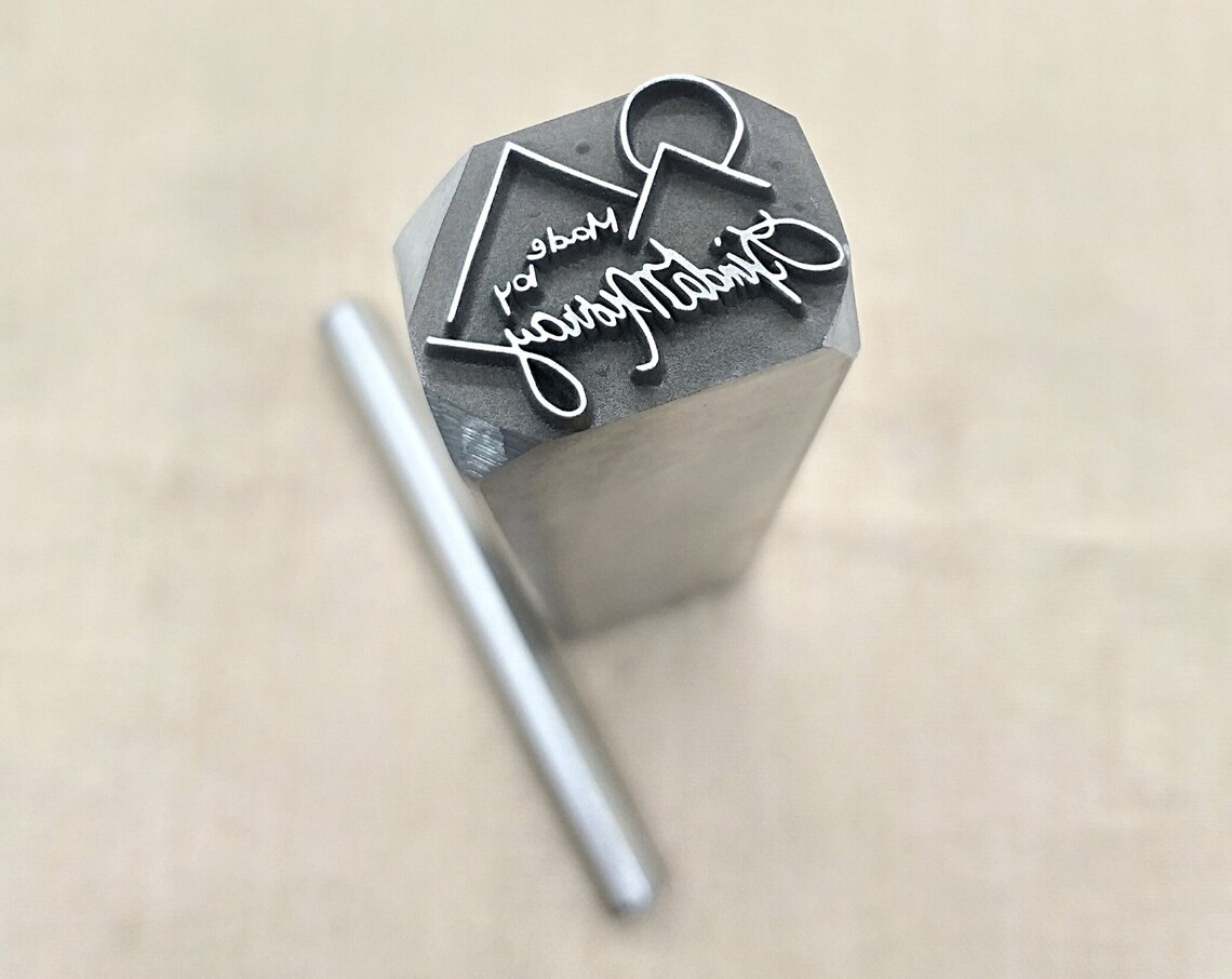 Custom Metal Stamps and Steel Punches with your Business Logo | Etsy