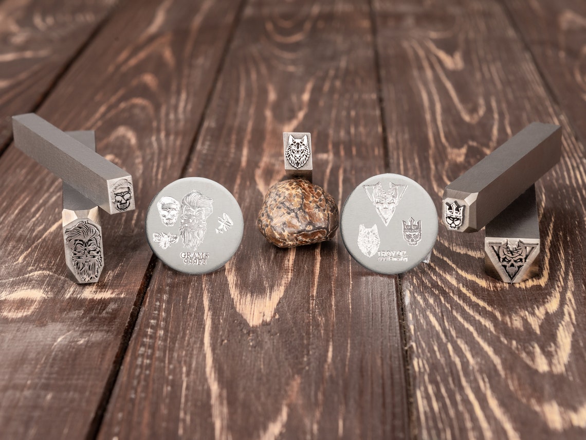 Steel Touchmark Stamps for Blacksmiths Custom Steel Stamps for Knife ...