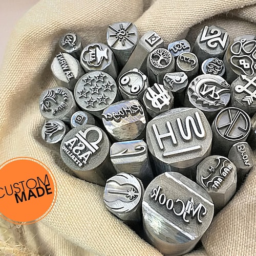 Custom Metal Stamps and Steel Punches With Your Business Logo - Etsy