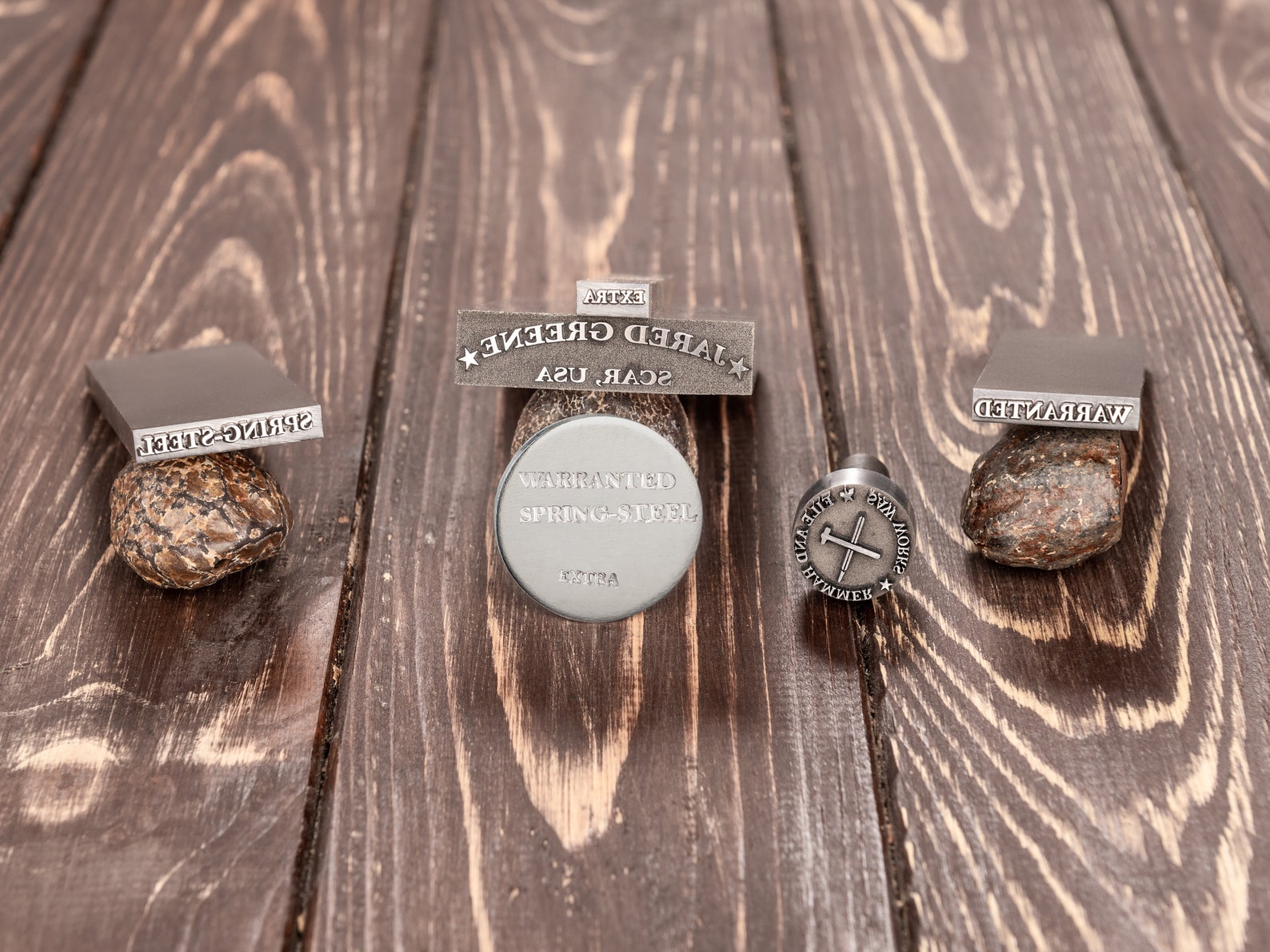 Steel Touchmark Stamps for Blacksmiths Custom Steel Stamps for - Etsy