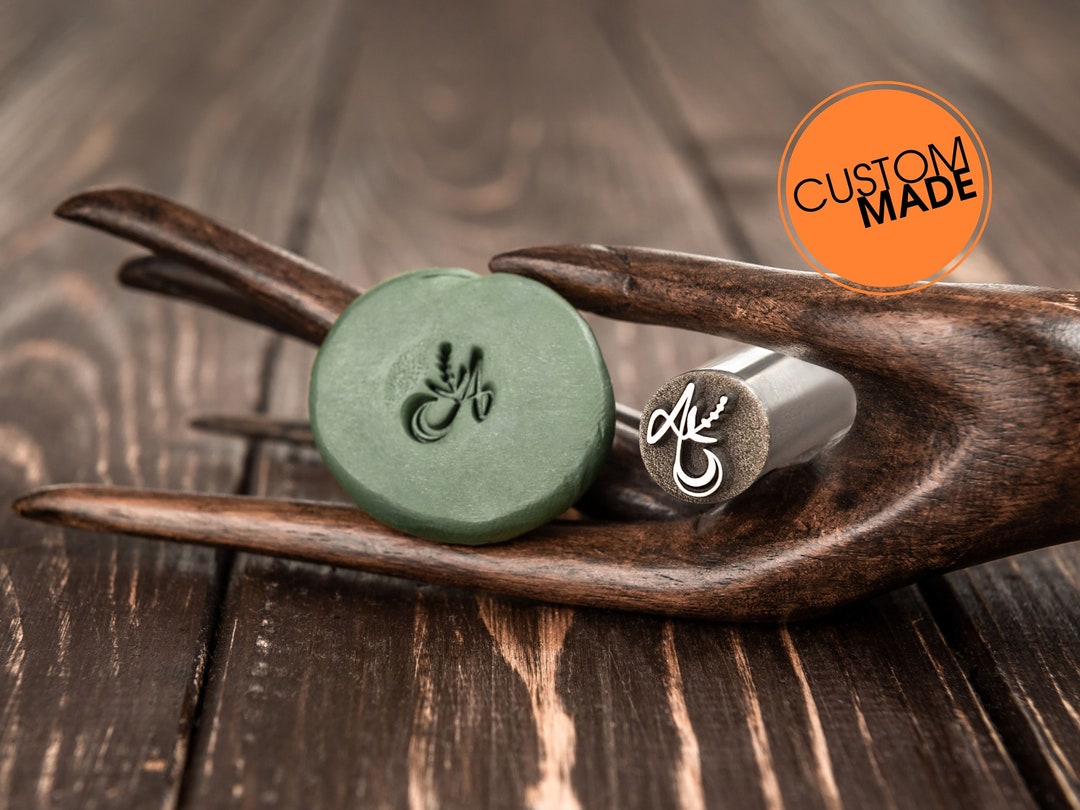 Custom Pottery Stamp for Ceramic Artists Custom Metal Stamp for Clay ...