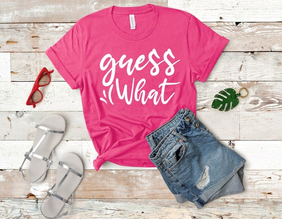 Guess What SVG Svg File Pregnancy Shirt Svg Pregnancy | Etsy