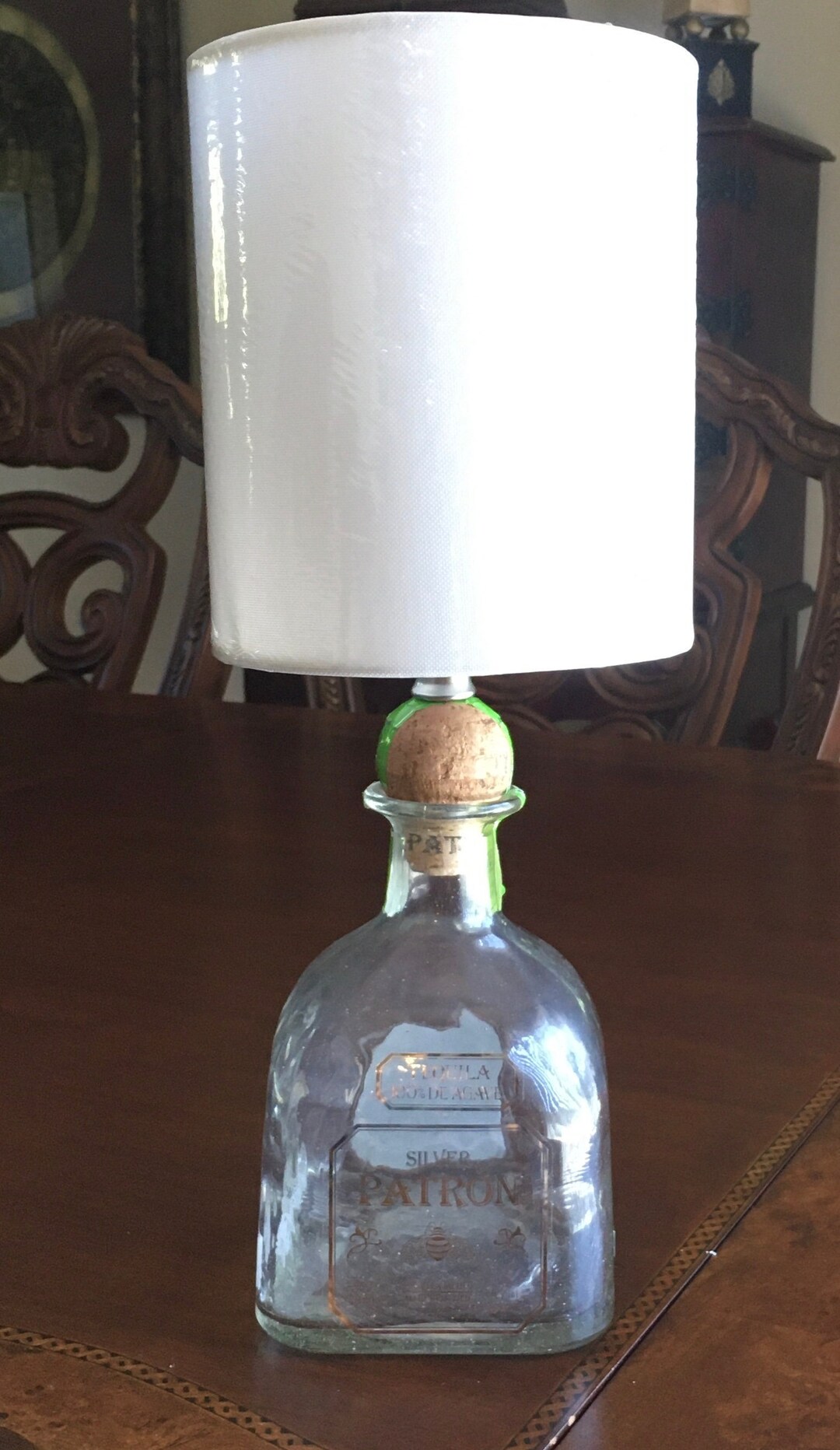 Lamp Made From Patron Bottle - Etsy