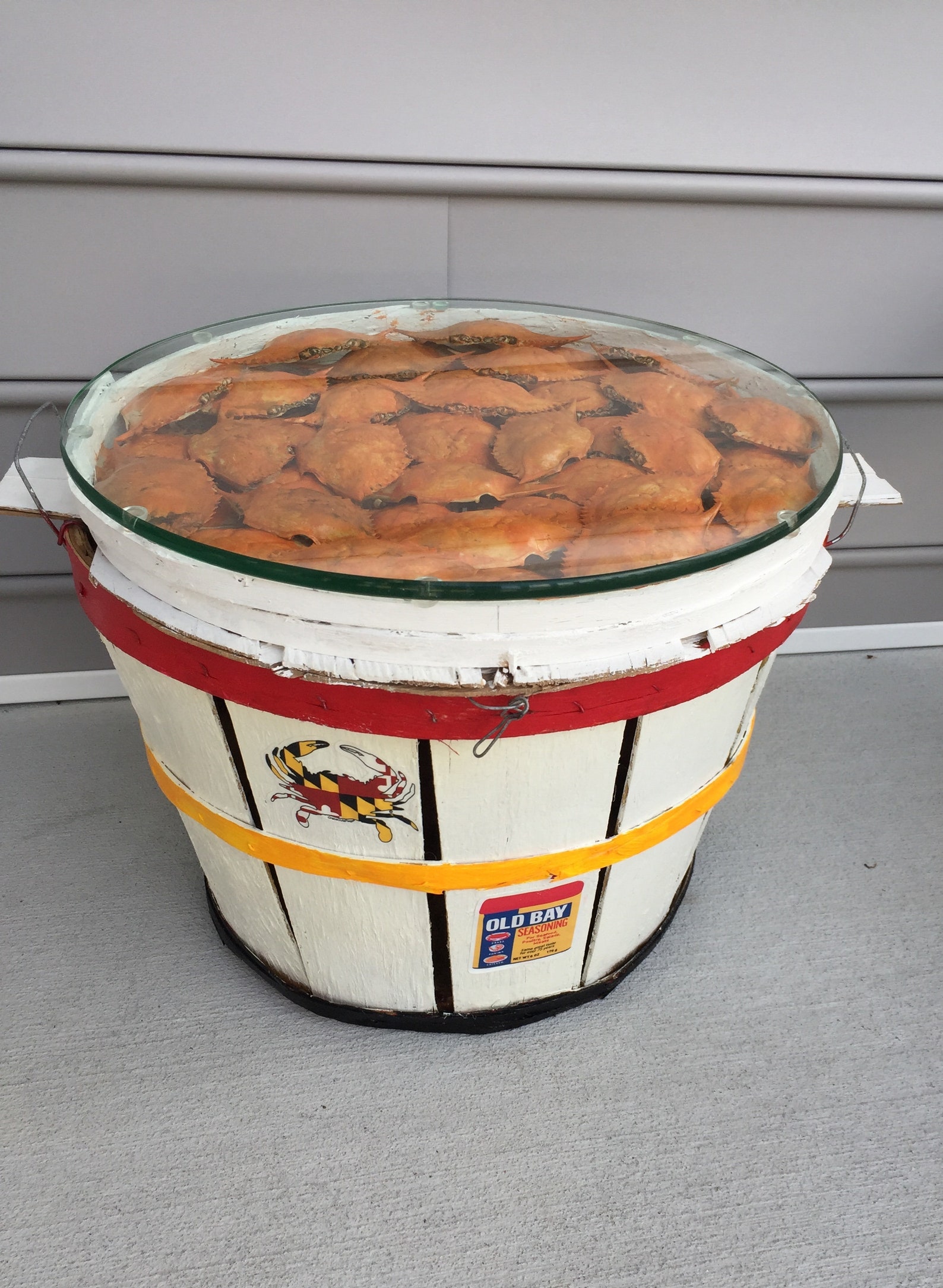 Crab Table // Coffee Table, End Table, Patio Decor // Nautical Theme ...