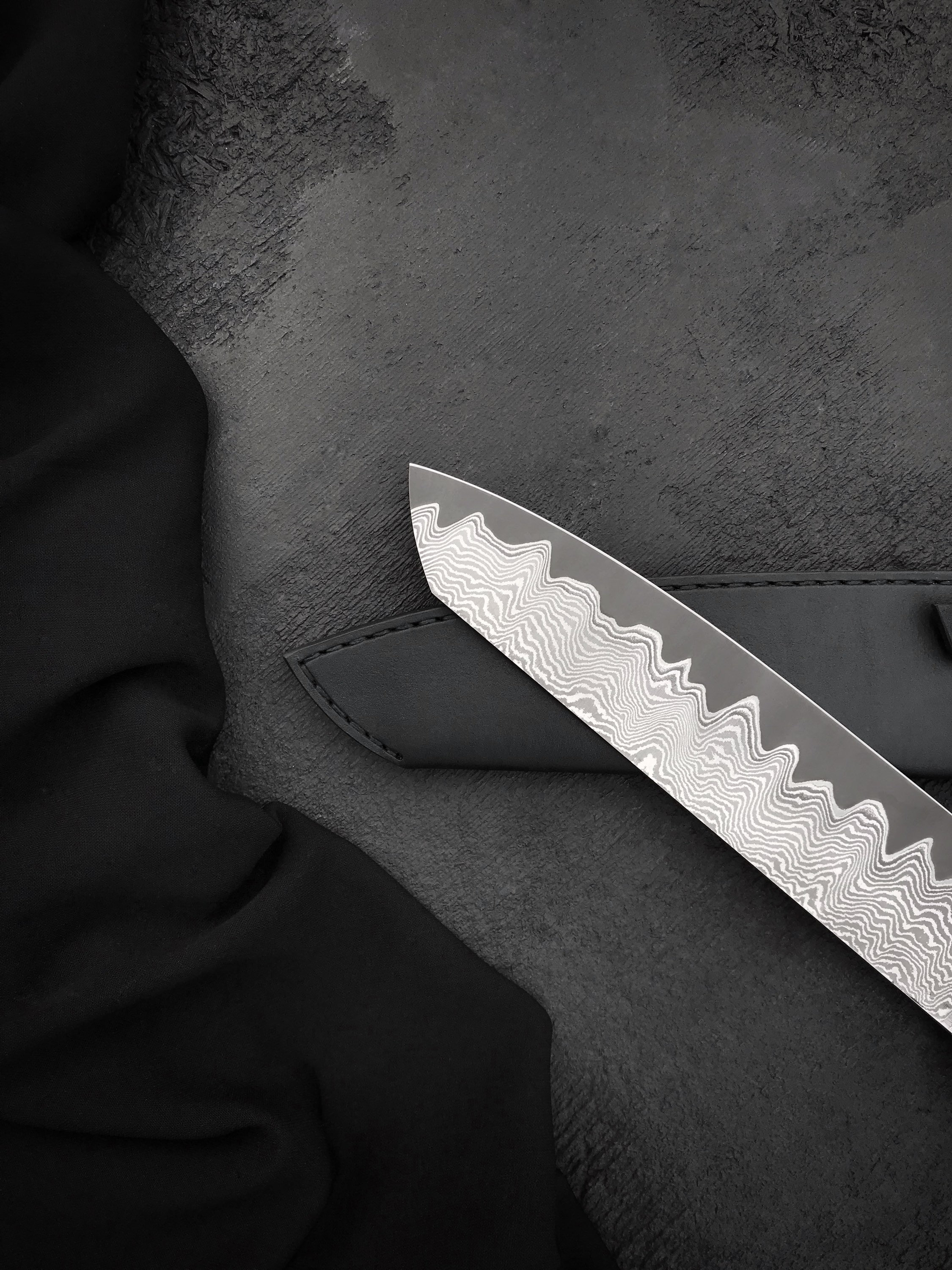 Custom Handmade/ Chef Knife/handle carbon Fiber/ Laminated - Etsy