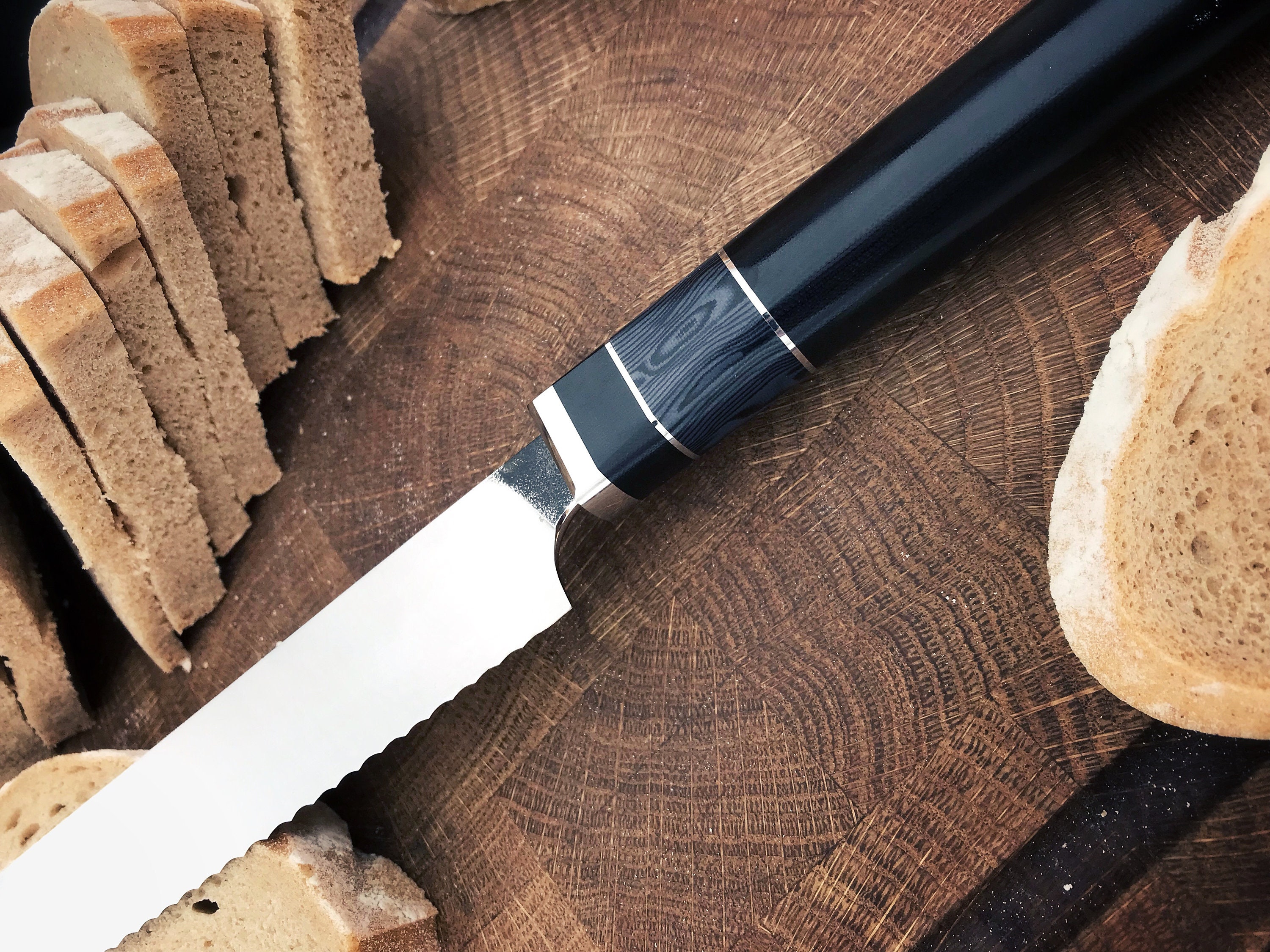 Bread Knife/ Kitchen Knife/ Handmade - Etsy