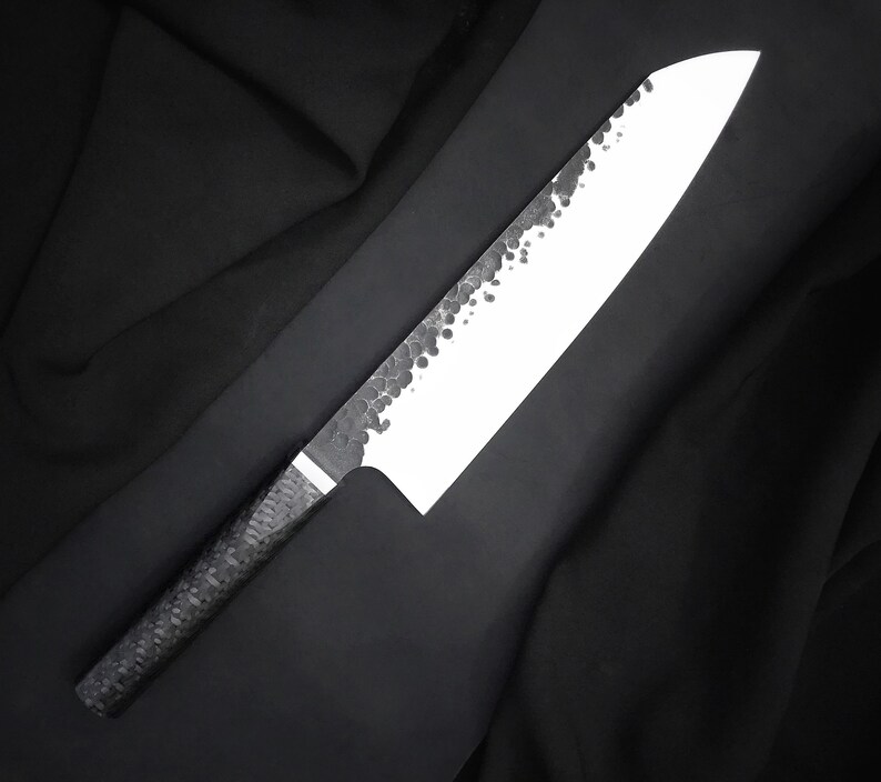 Carbon Fiber Handle Knife Chef-knife Handmade - Etsy