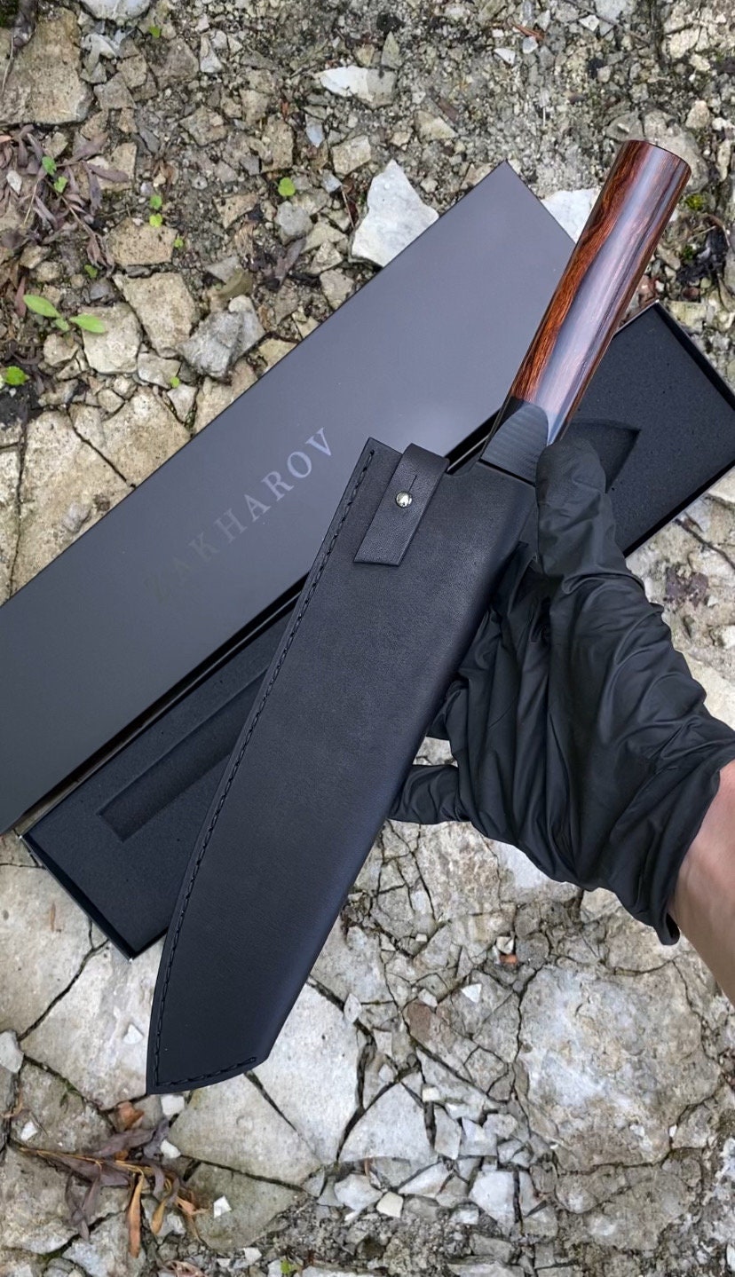 Brown Chef-knife Ironwood Chef Kitchen Knife Chef Knives Handmade - Etsy