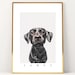 Custom Pet Portrait: Dog Memorial Art, Personalized Photo Edit (digital ...