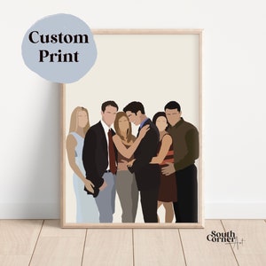 Custom Minimalist Digital Portrait , Faceless Illustration , Faceless ...