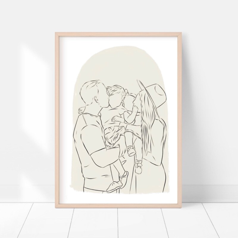 Family Drawing - Etsy