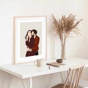 Custom Minimalist Digital Portrait , Faceless Illustration , Faceless ...