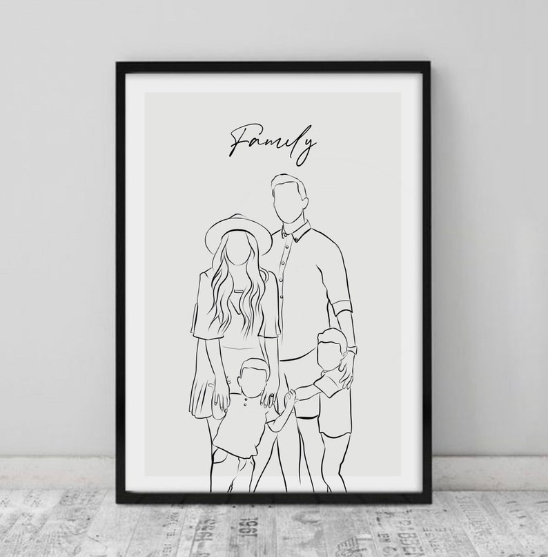 Custom Line Drawing Couple Custom Portrait Wedding Portrait | Etsy Custom Line Drawing Couple Custom Portrait Wedding Portrait | Etsy