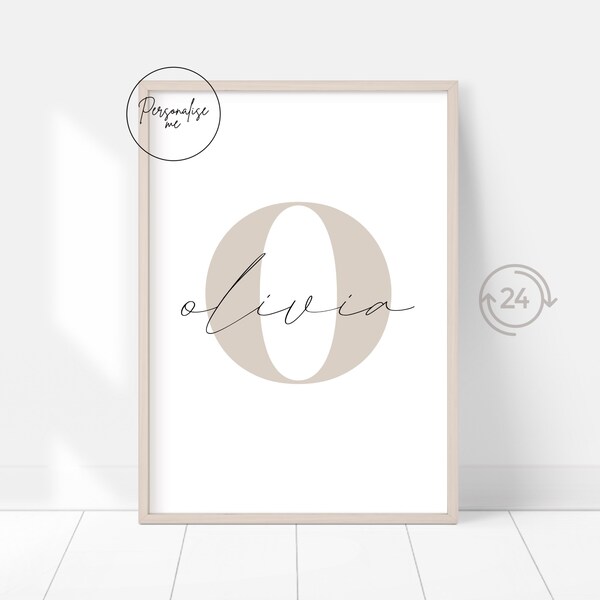 Initial Printable - Etsy