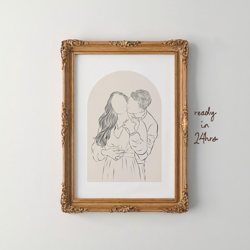 Custom Line Drawing - Etsy