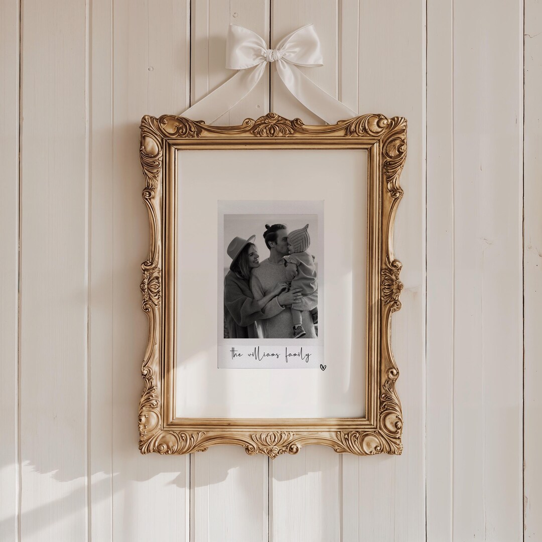 Custom Polaroid Portrait Family, Custom Portrait, Wedding Portrait ...