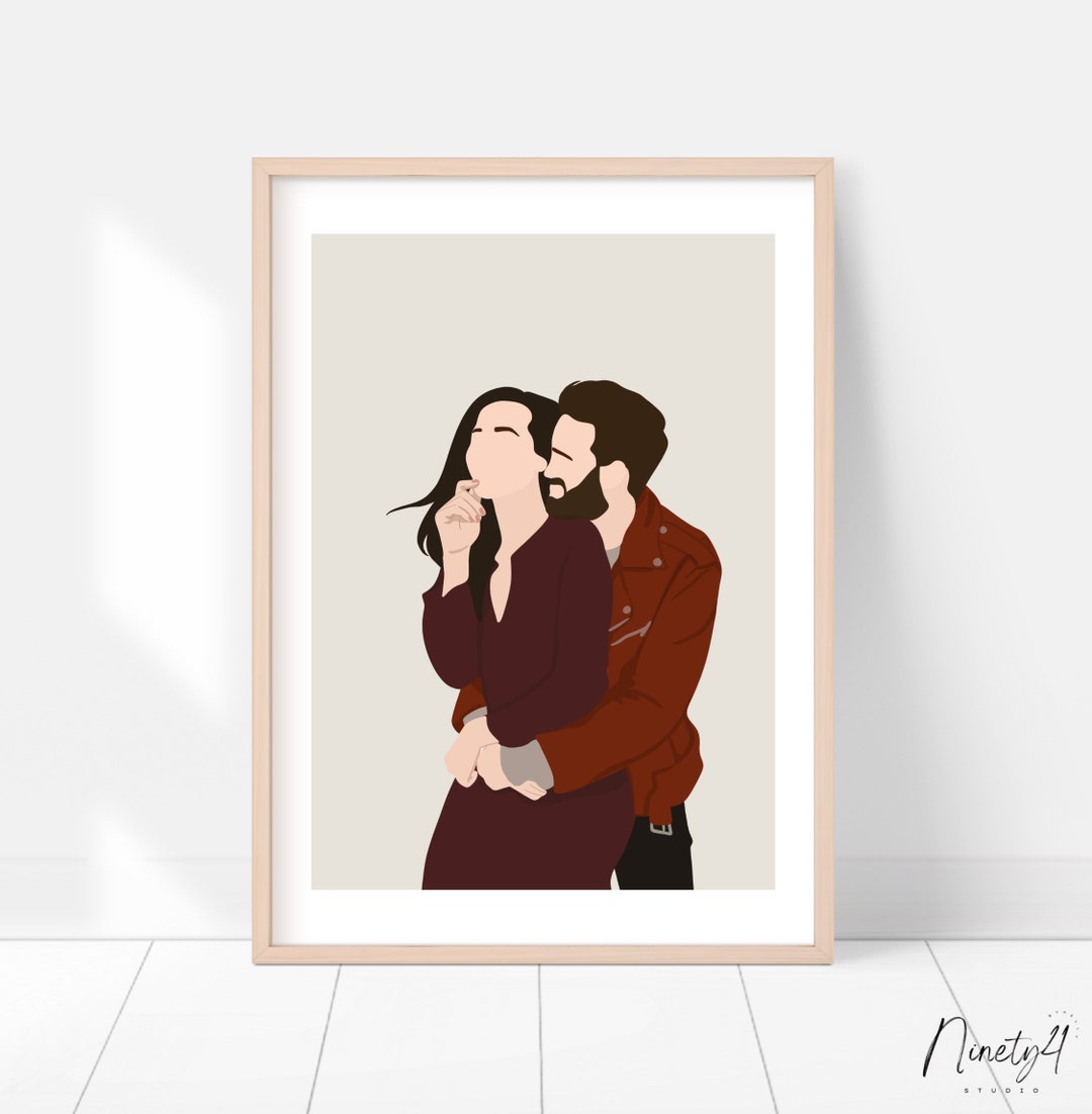 Custom Faceless Portrait, Faceless Portrait Print, Custom Portrait ...