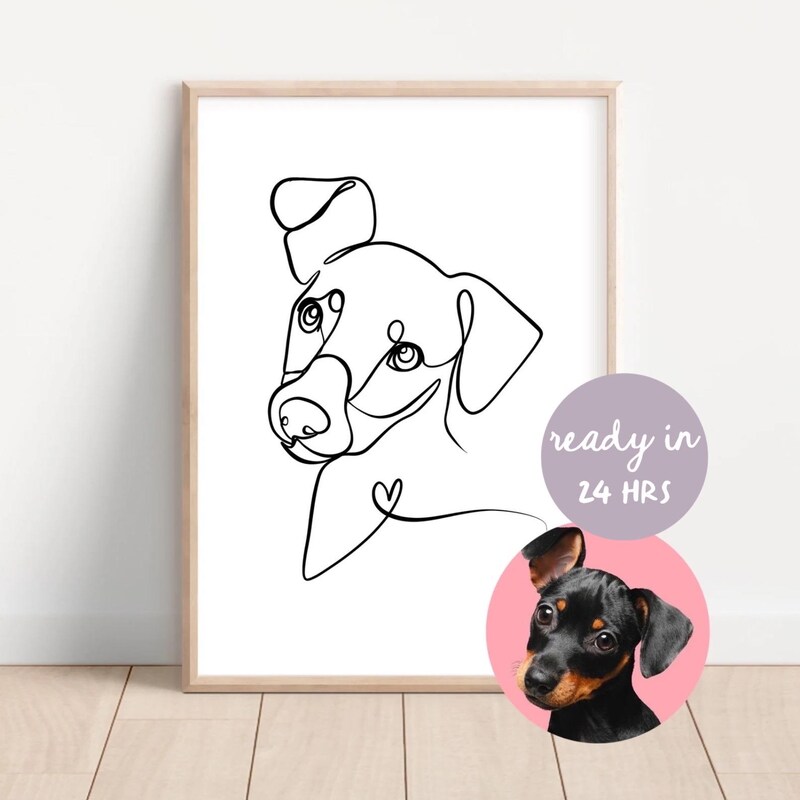 Custom Pet Drawing - Etsy