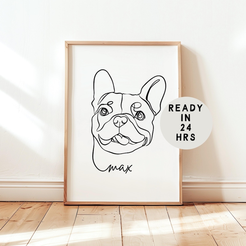Line Drawing Birthday - Etsy