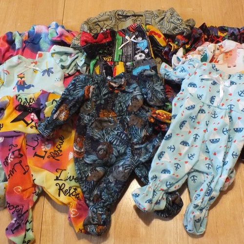 Small Baby Doll Clothing 12 Inch Baby Doll Sleeper Dresses - Etsy