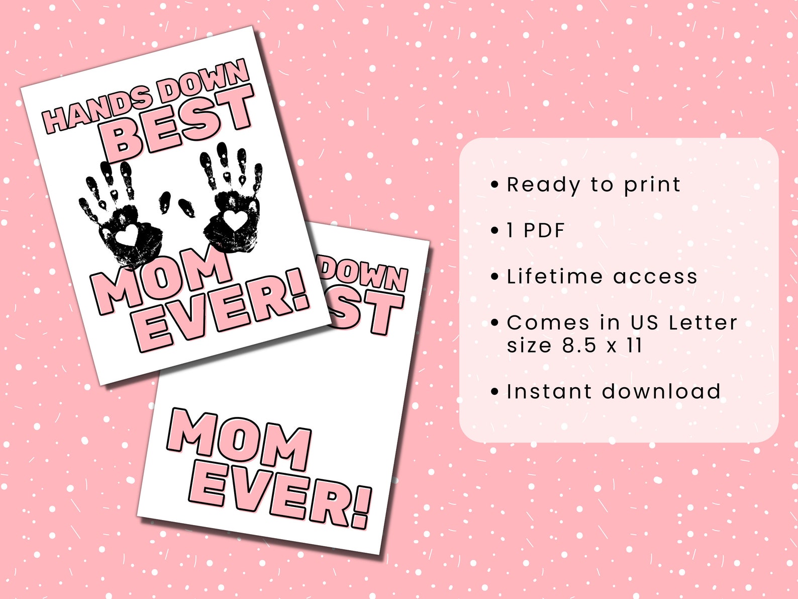 DIY Handprint Craft for Mom | Mother's Day 2023 | Daycare Activities ...