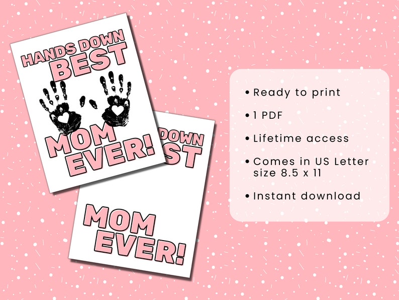 DIY Handprint Craft for Mom | Mother's Day 2023 | Daycare Activities ...