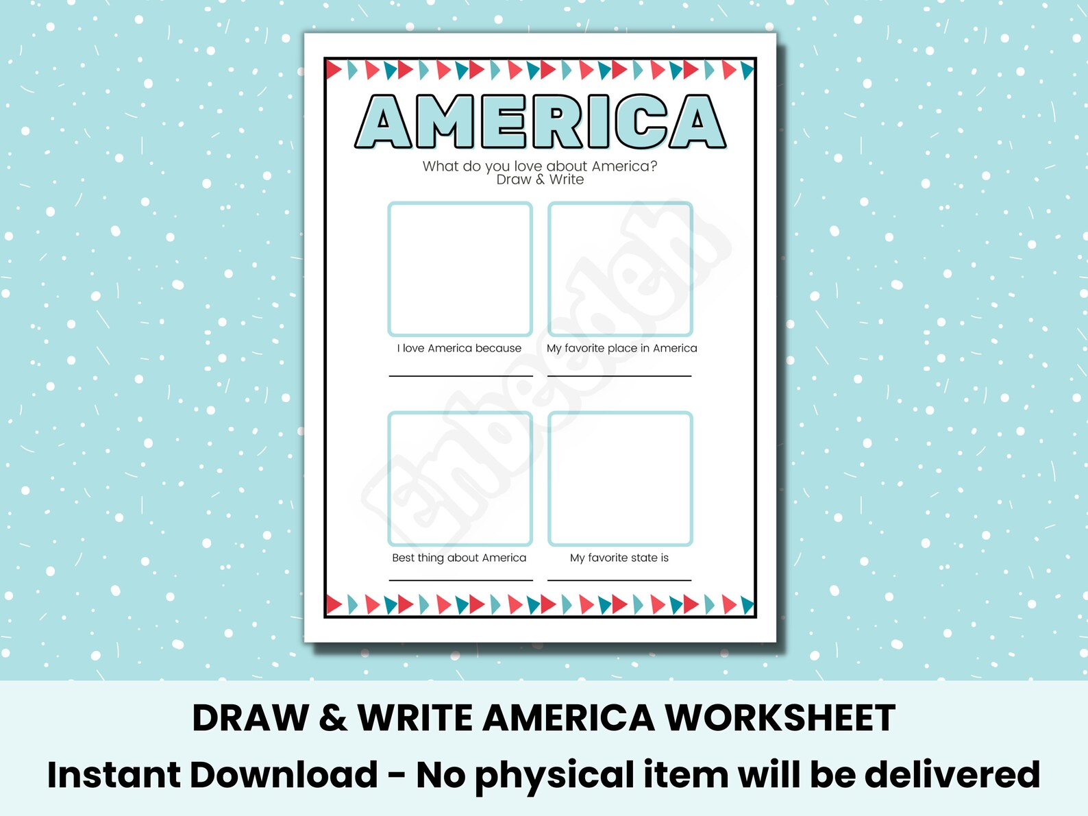 4th of July Activities for Kids | America Worksheets BBQ Fun | Learning ...