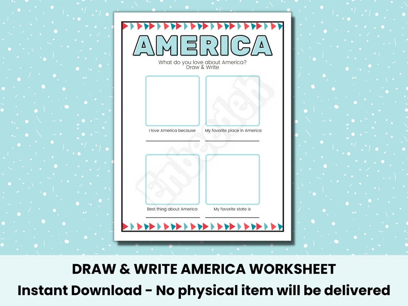 4th of July Activities for Kids | America Worksheets BBQ Fun | Learning ...