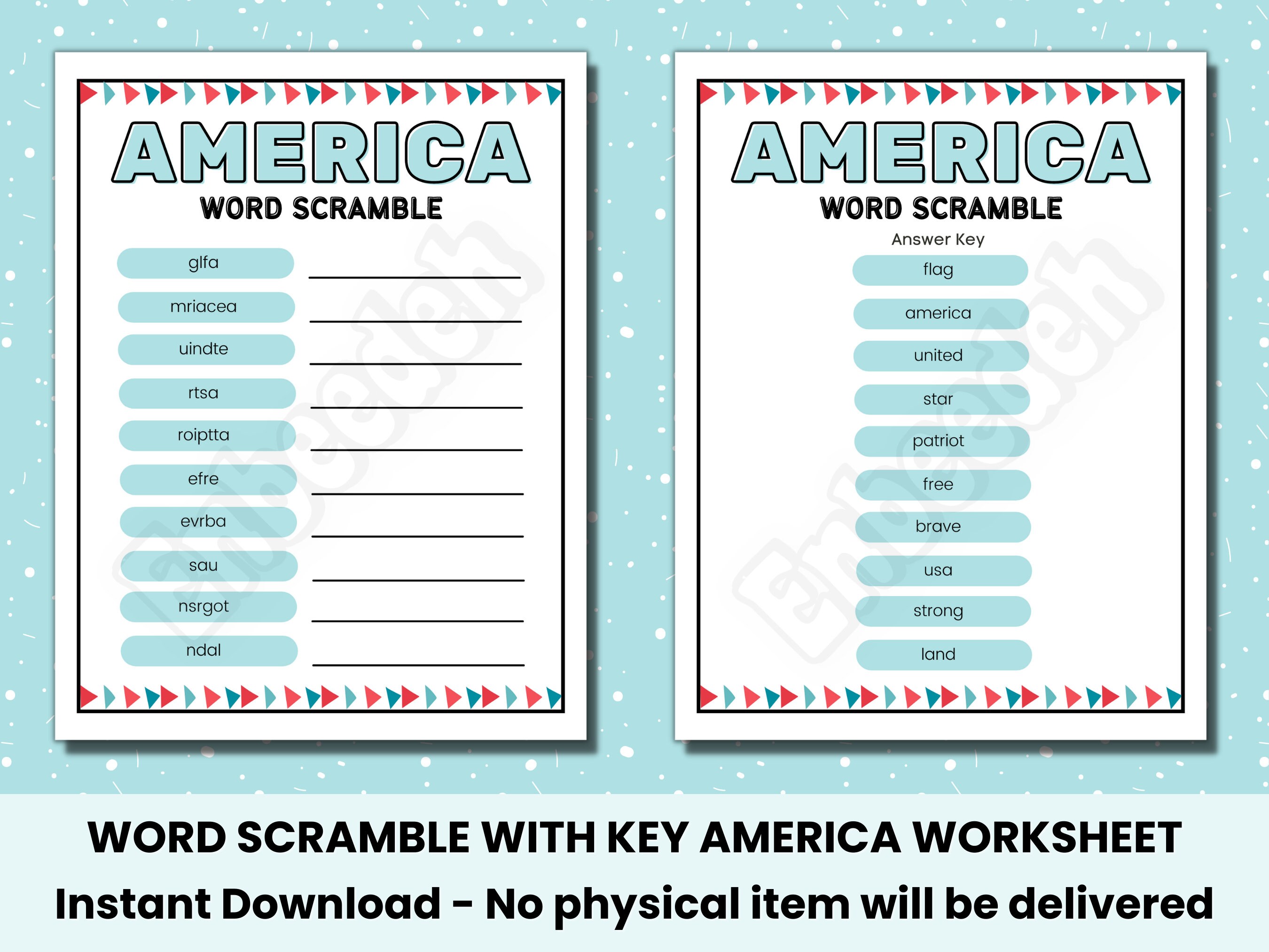 4th of July Activities for Kids | America Worksheets BBQ Fun | Learning ...