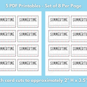 Summer Storage Labels Tags | Printable PDF | Pool Storage | Outside ...