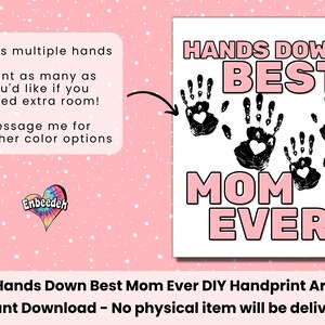 DIY Handprint Craft for Mom | Mother's Day 2023 | Daycare Activities ...