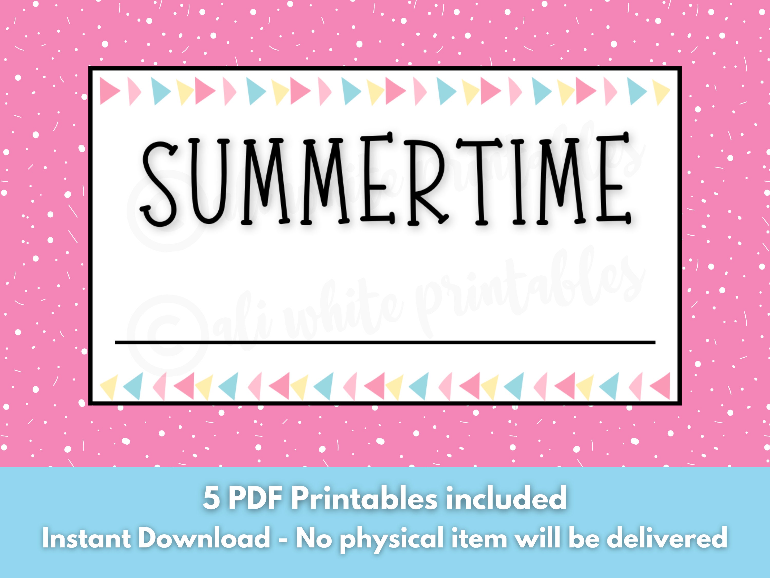 Summer Storage Labels Tags | Printable PDF | Pool Storage | Outside ...