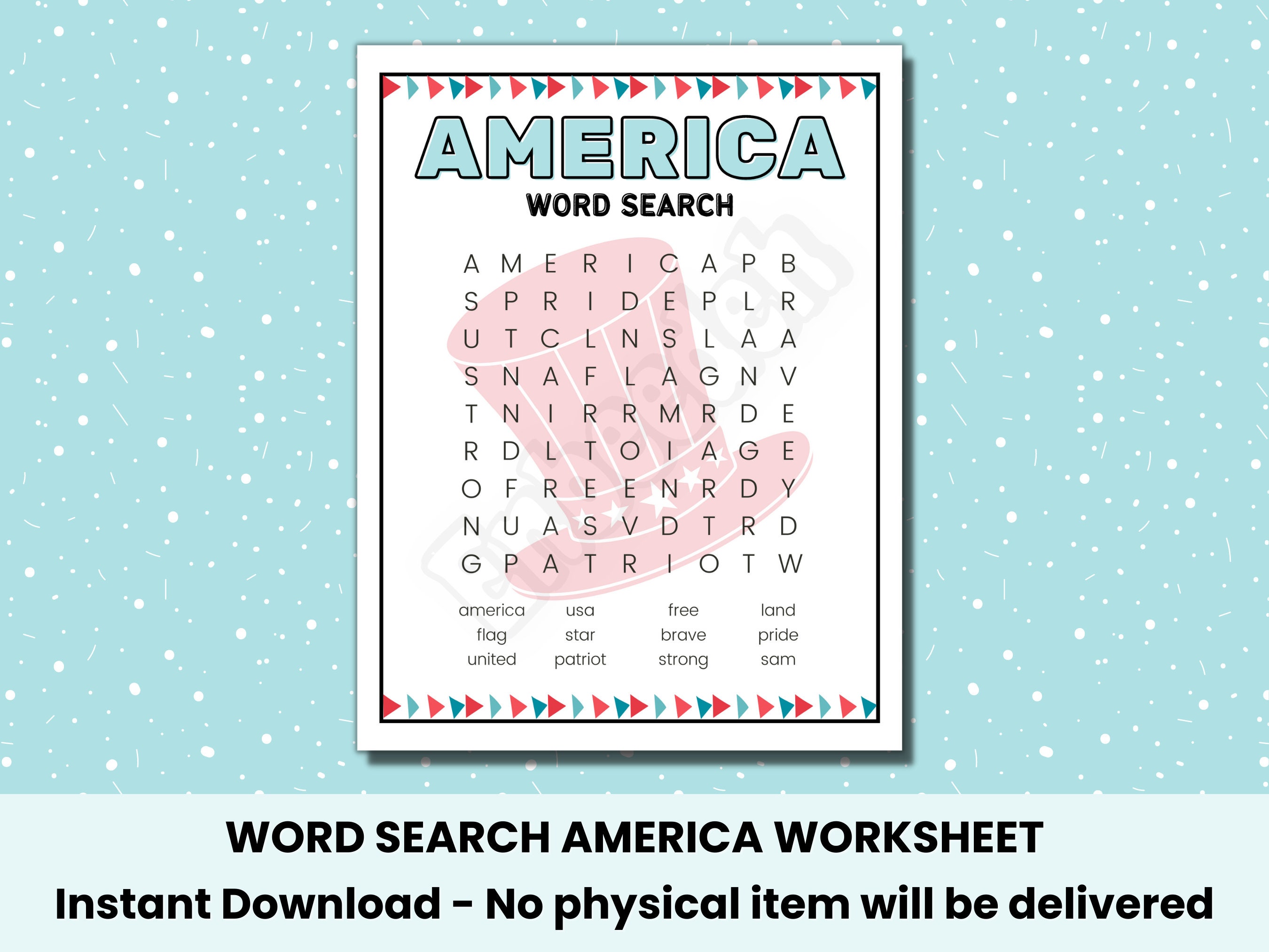 4th of July Activities for Kids America Worksheets BBQ Fun Learning ...