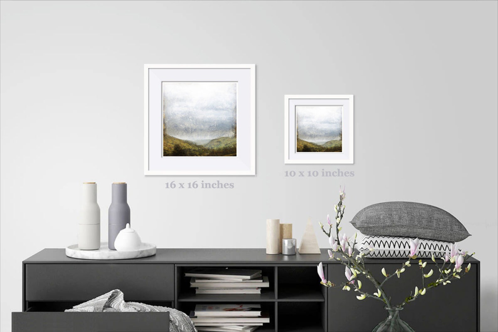 Swaledale (square), Yorkshire Dales, Landscape Painting, Digital Art ...