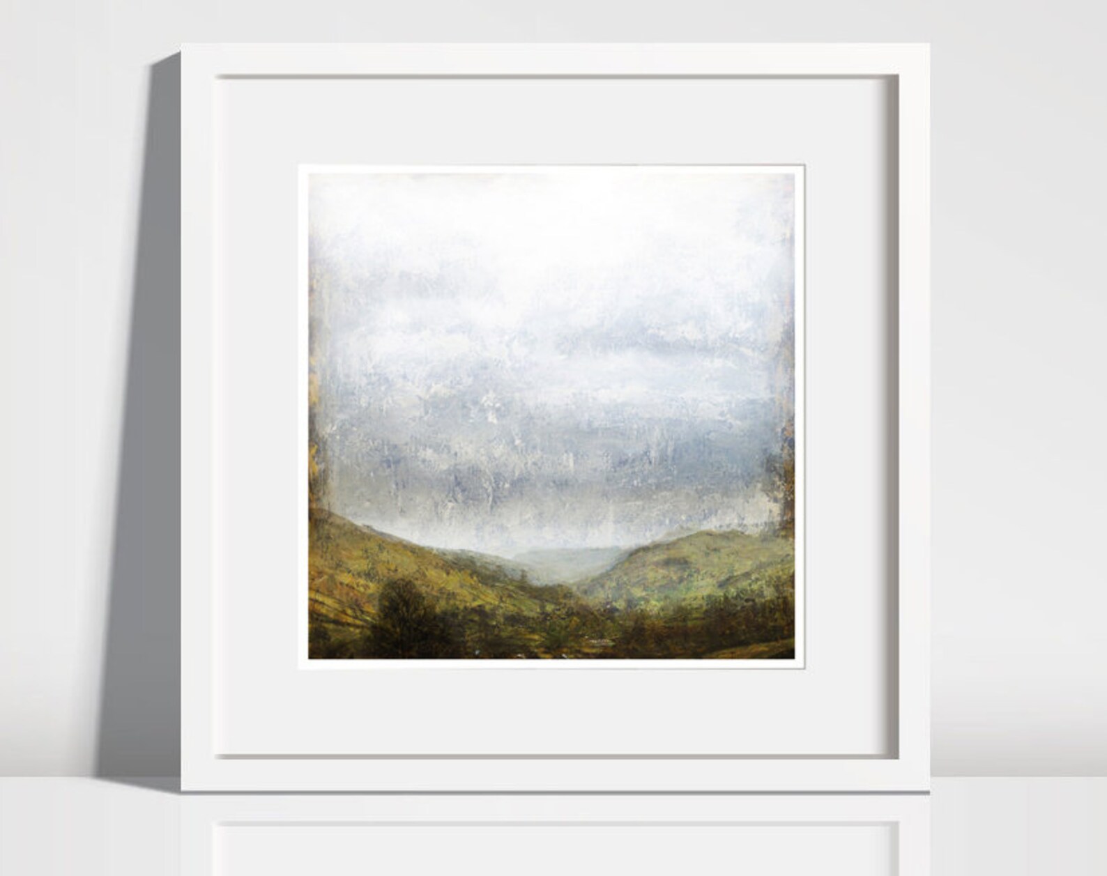 Swaledale (square), Yorkshire Dales, Landscape Painting, Digital Art ...