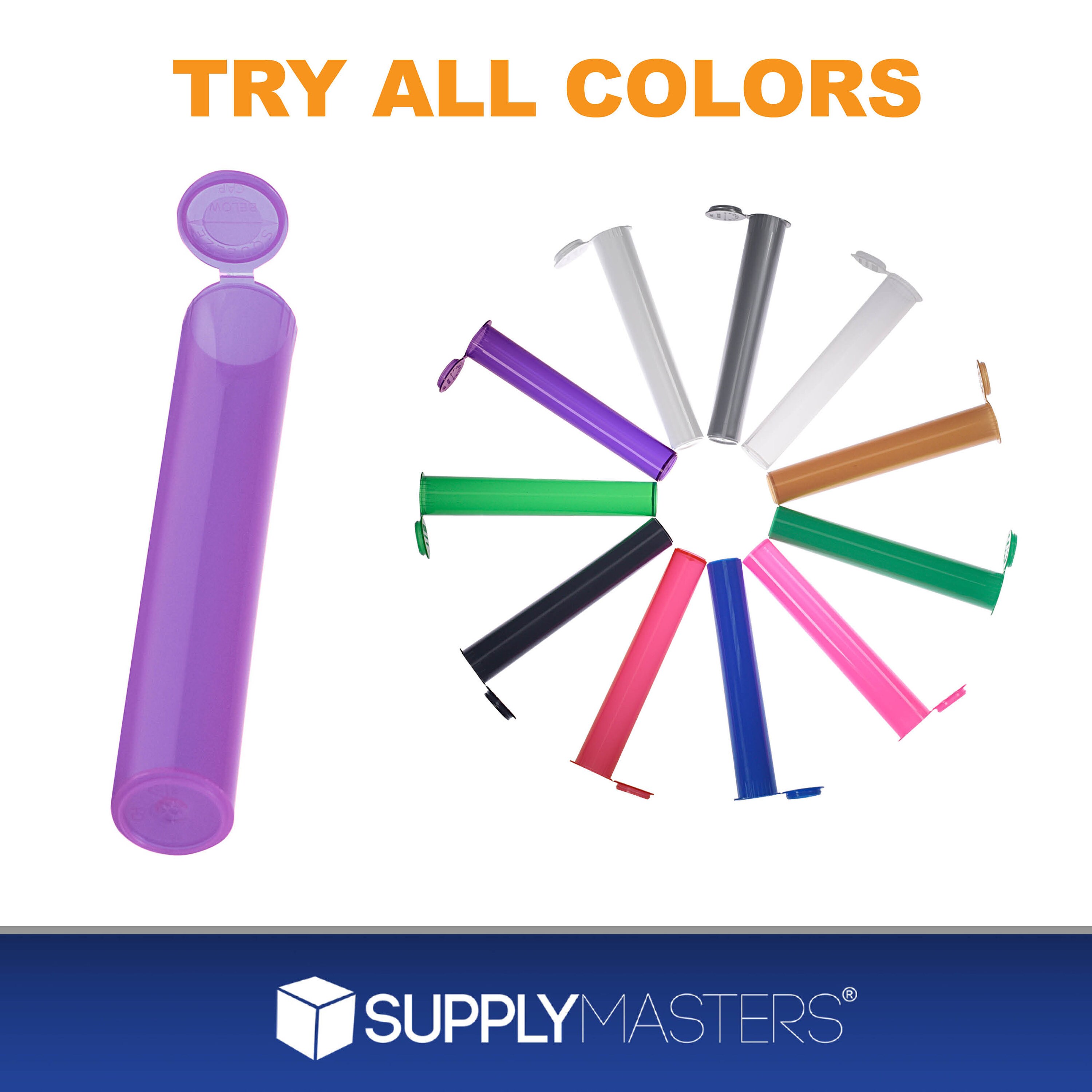 Doob Tubes Purple Airtight 4.5 King-size Squeeze Pop Top Joint ...