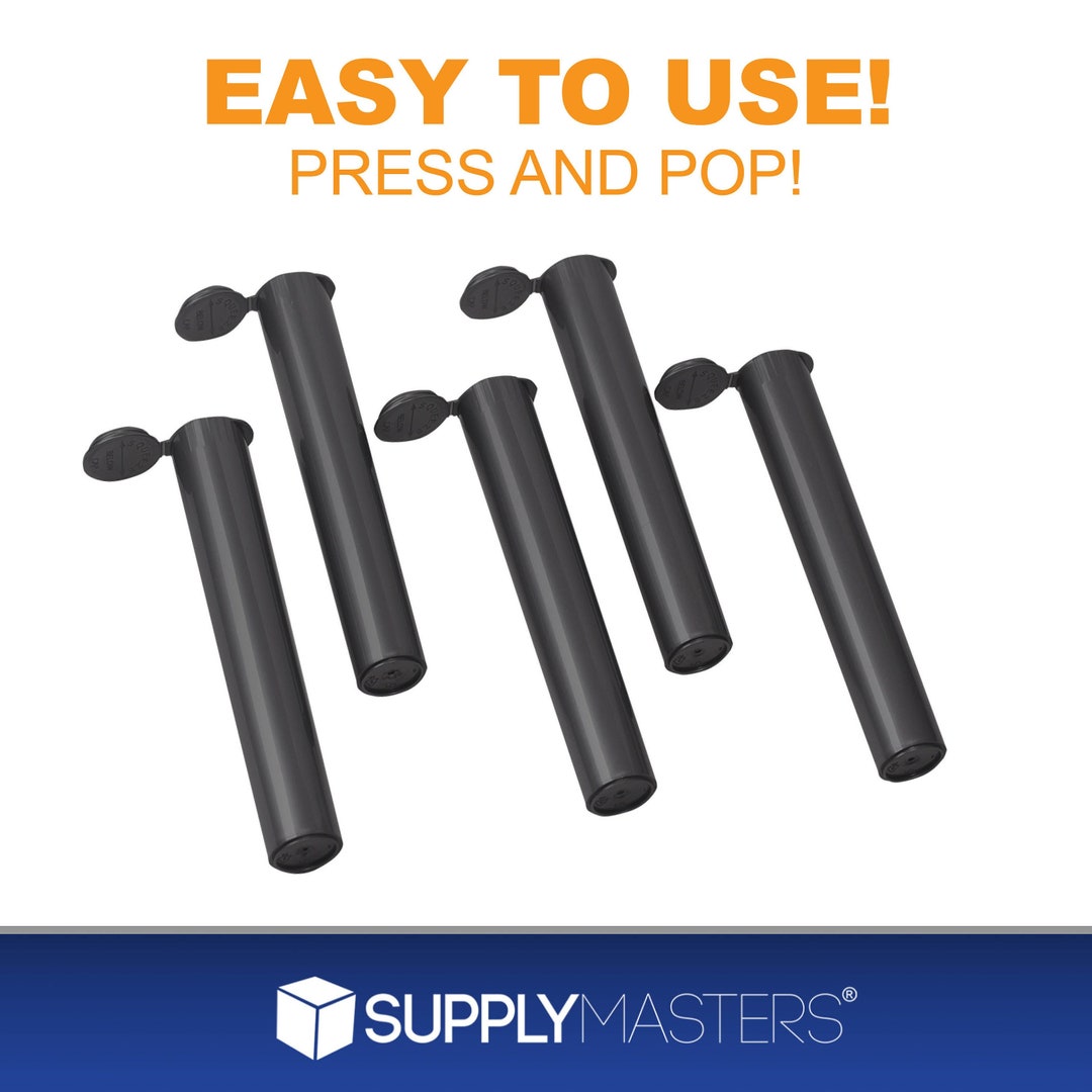 Doob Tubes Black Airtight 4.5 King-size Squeeze Pop Top Joint ...