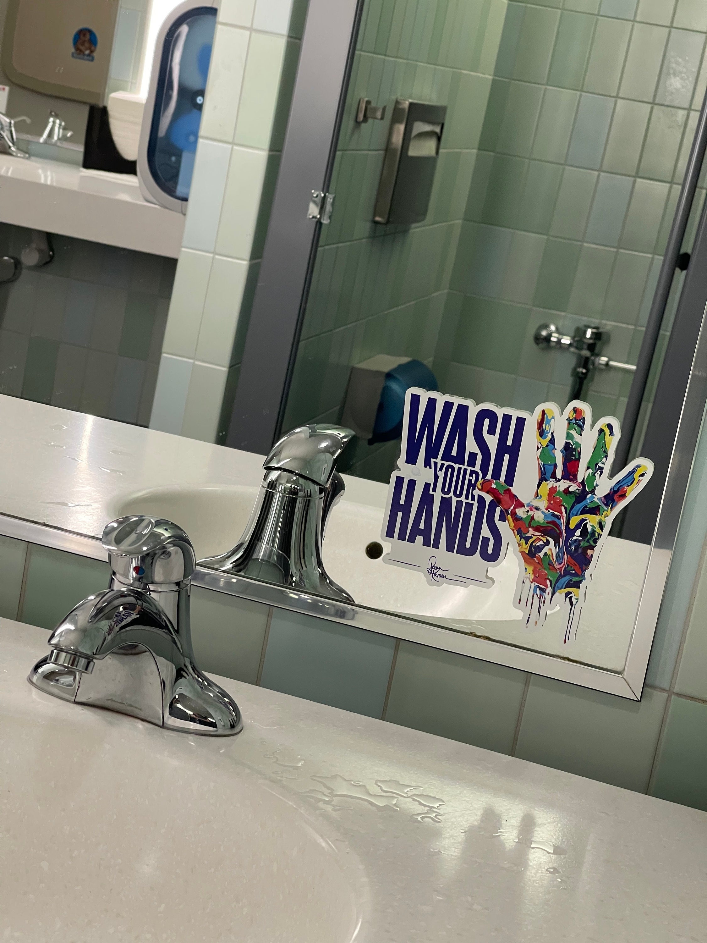 Wash Your Hands Signs School Public Health Science Office Classroom ...