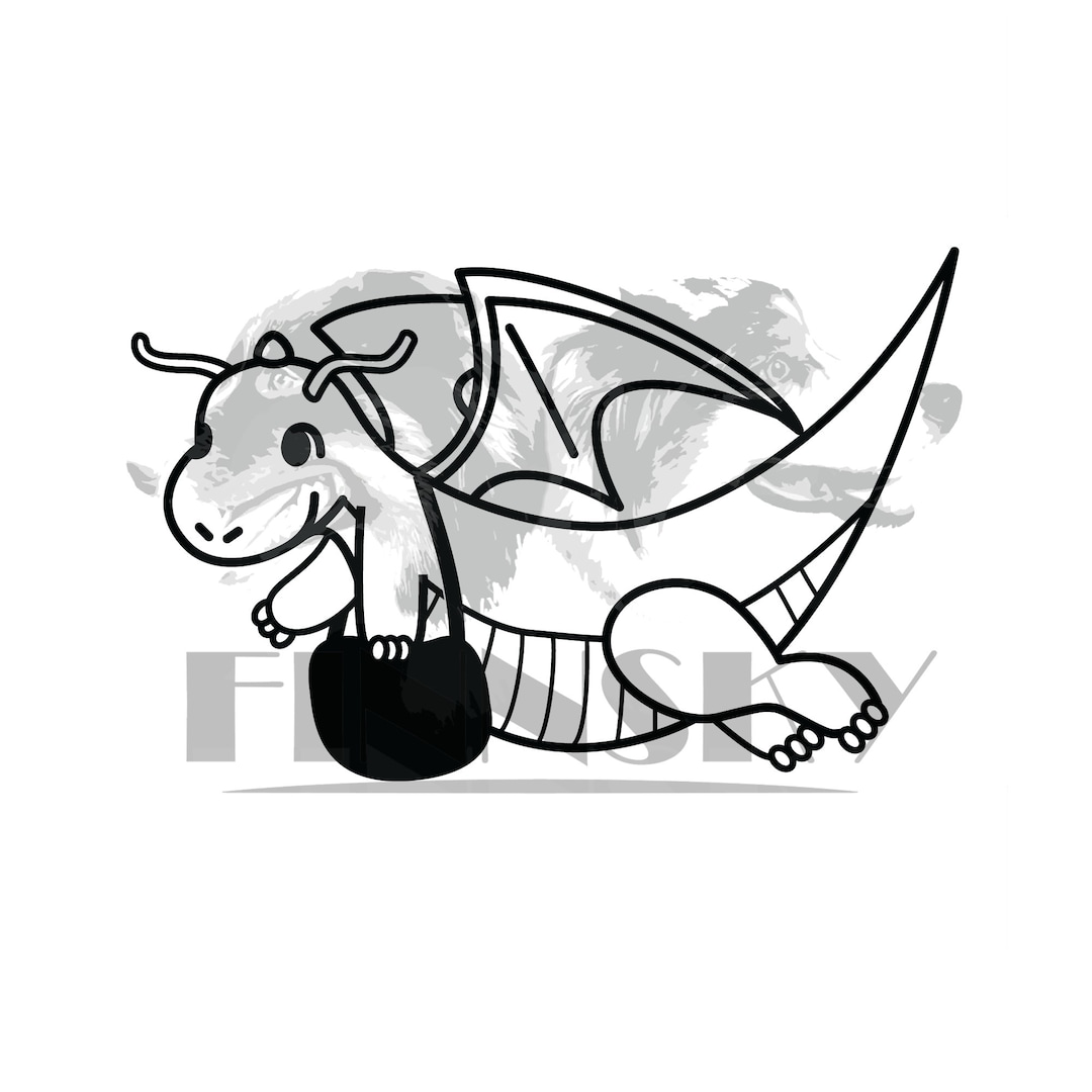 Dragonite SVG - Etsy