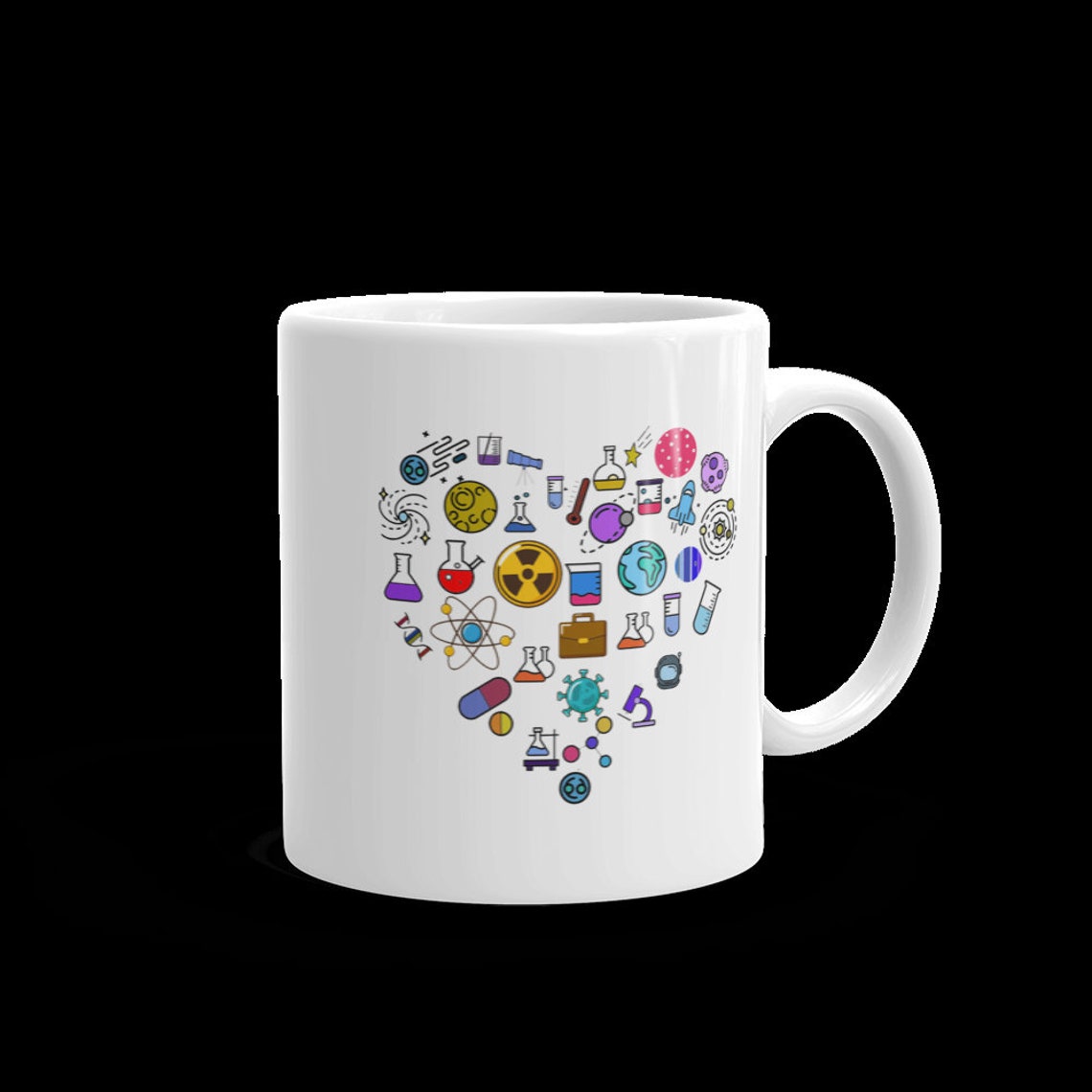 I Heart Science Science Mug Science Lab Mug Science Laboratory Tools ...