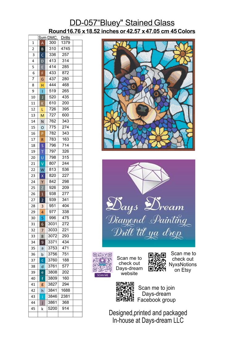 Bluey Round Diamond Painting - Etsy