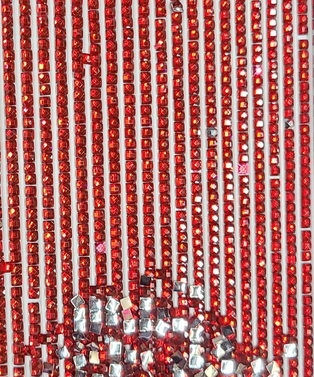 DMC-606 Orange Red-bright Square Crystal Diamond Painting Drills - Etsy